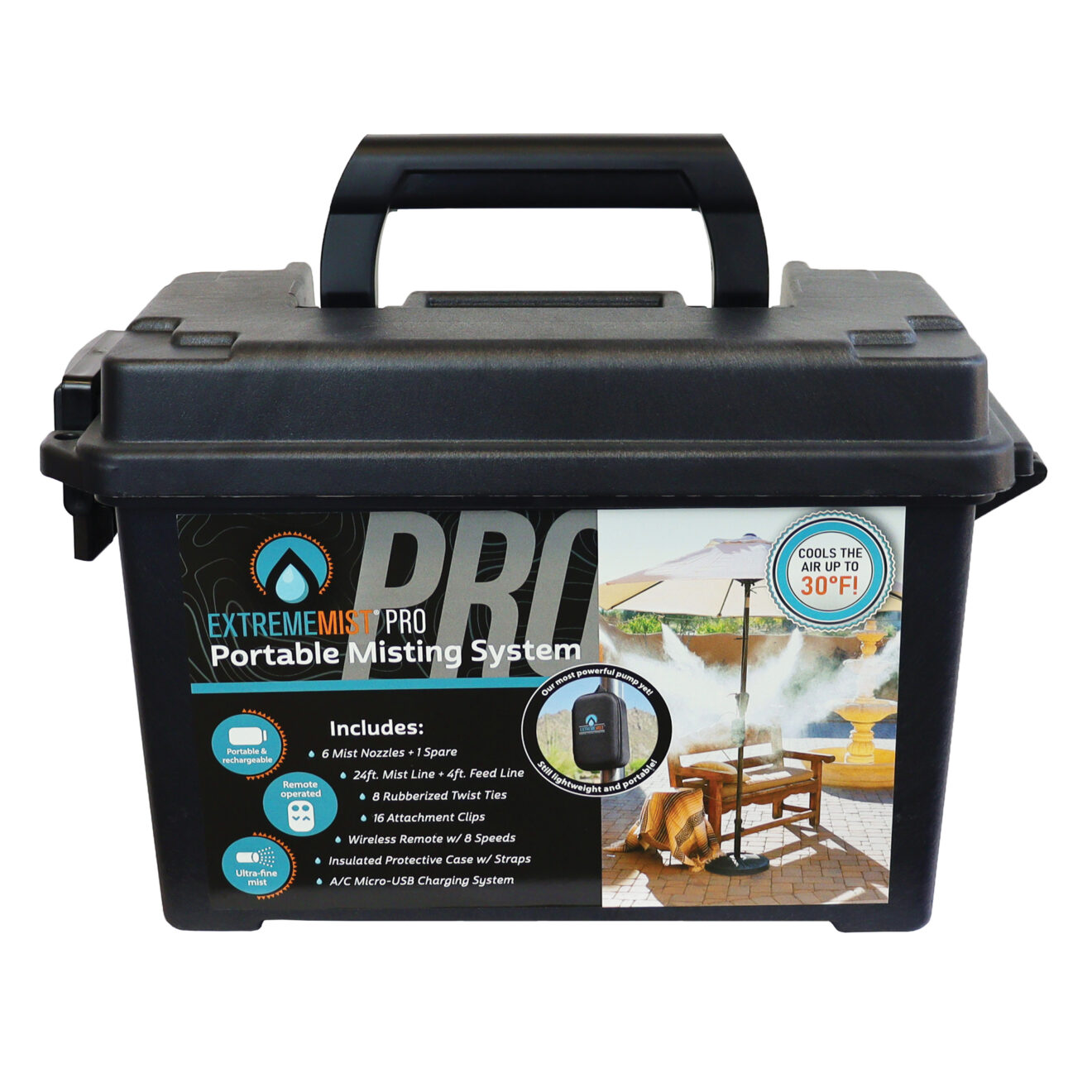 Portable Misting System (Pro Kit) w/ Storage Box - DD Outdoor